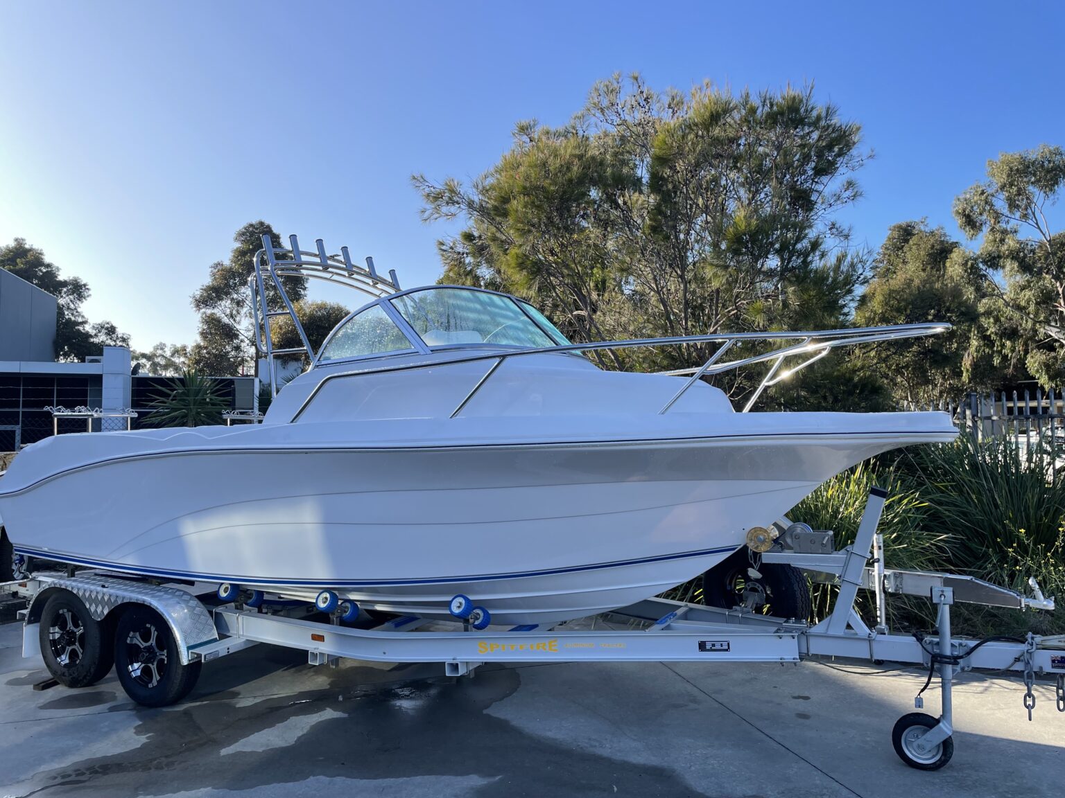 Custom Boat Bow Rails | Steve's Custom Welding